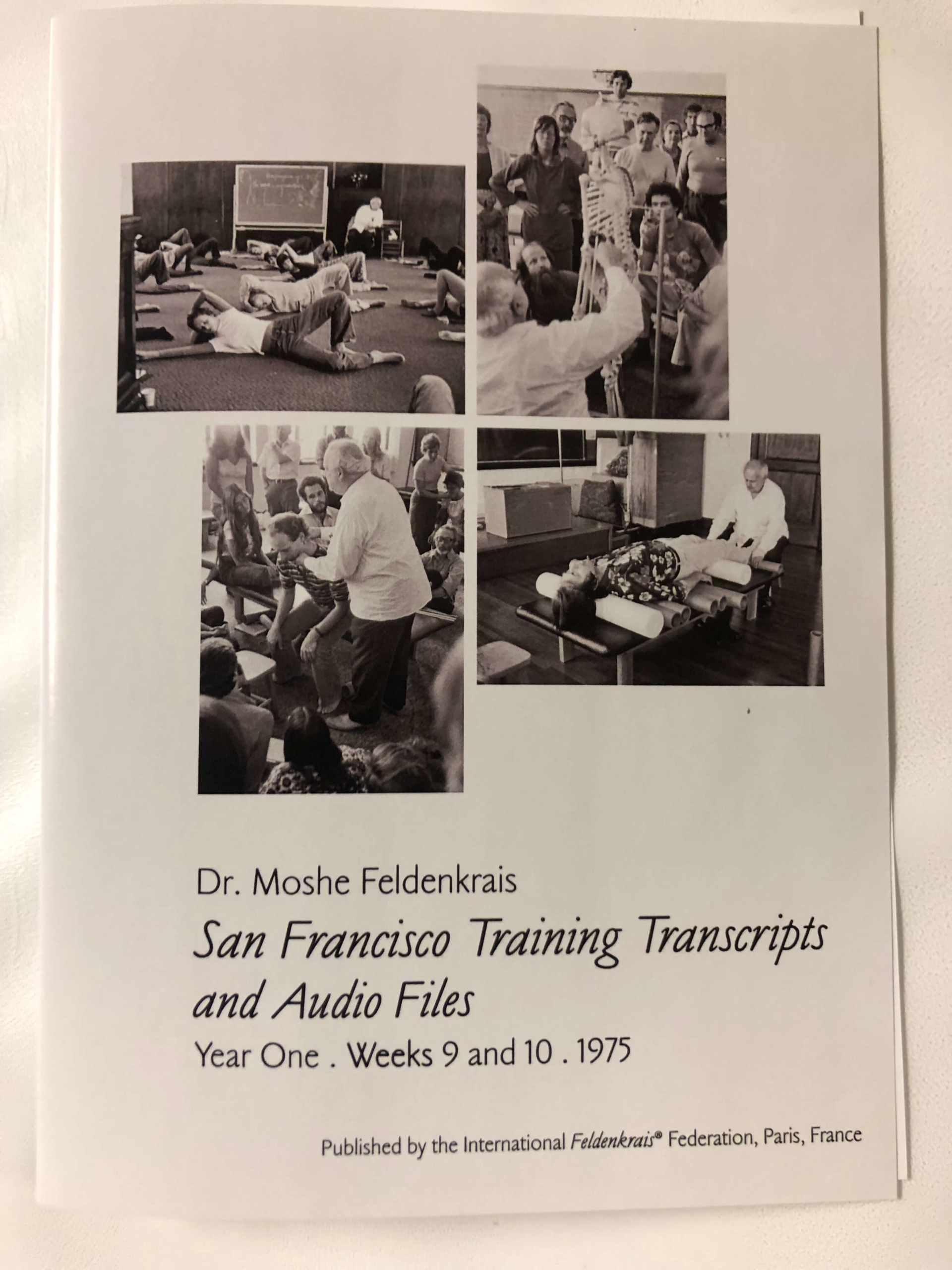 San Francisco Training - 1975 Weeks 9-10 Transcript with Audio on Disc ...